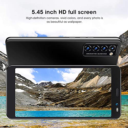 Unlocked 3G Smartphone for Android, 5.45inch Screen Cellphone 512MB 4GB Dualcore CPU Dual Cards Dual Standby HD Dual Camera Support Face Recognition,WiFi,BT,FM