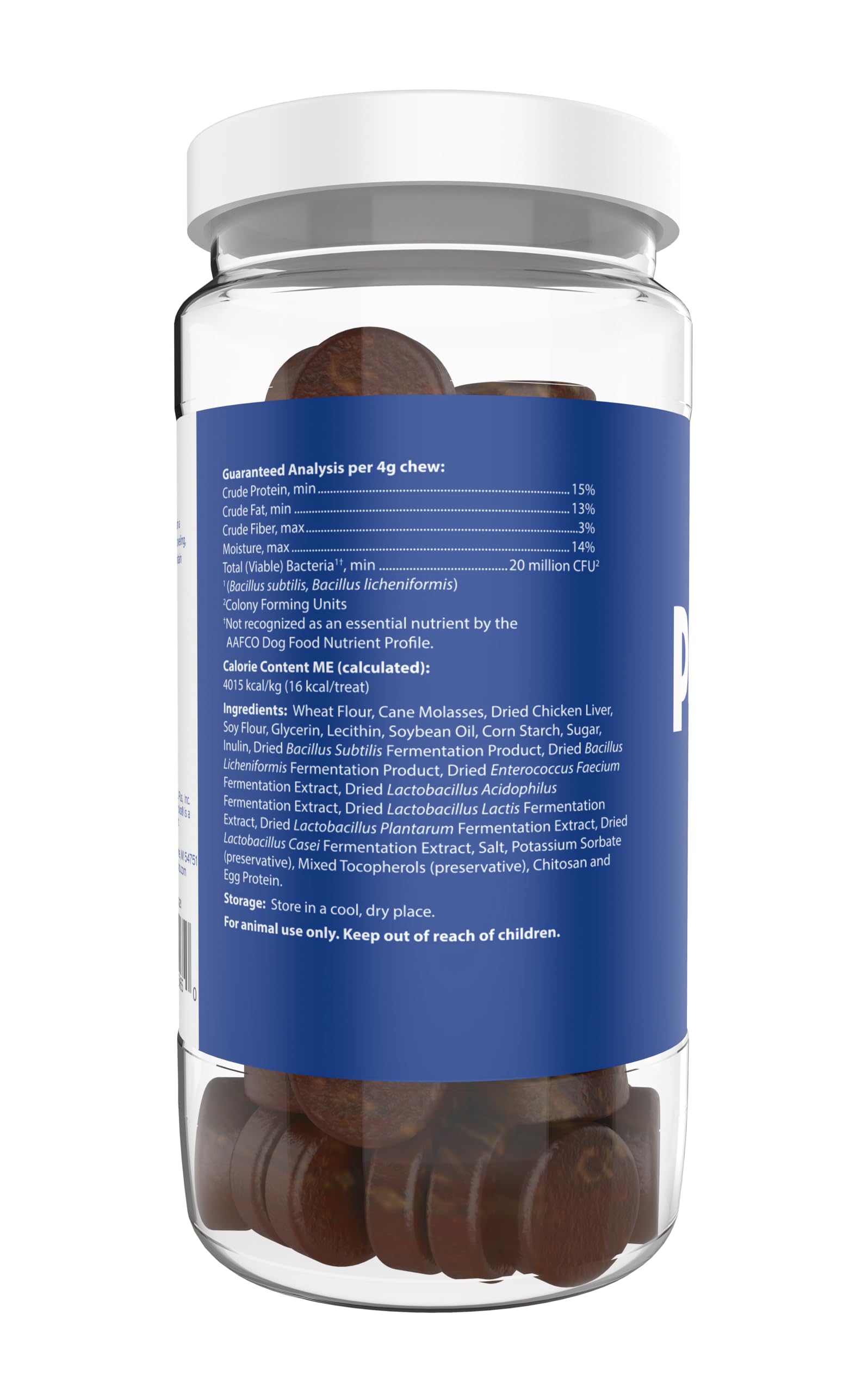 Probios for Dogs Soft Chews - Probiotics for Dogs - 240g - Dog Digestive Support - Reduces Discomfort - Easy to Administer - All-Natural Ingredients