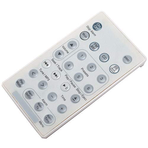 PERFASCIN Replaced Remote Control Compatible with Bose Wave Music System Audio System AWRCC1 AWRCC2 and I II III Player (White)