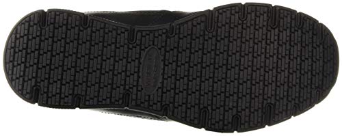Skechers Men's Nampa Food Service Shoe, Black, 13 Wide