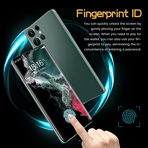 Unlocked Smartphone 6.7inch Cell Phone S22 Ultra 2+16GB HD Full Screen Straight Talk Phone Dual Sim Unlocked Boost Android Mobile Phone (Rose Gold)