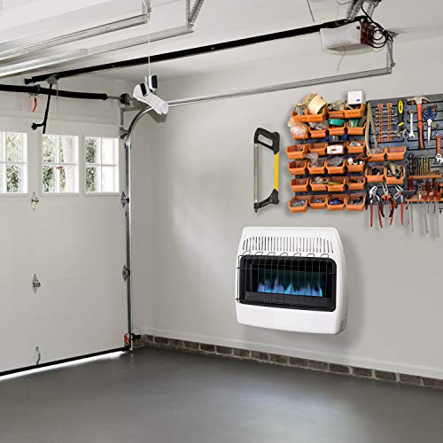 Dyna-Glo 30,000 BTU Liquid Propane Blue Flame Vent Free Wall Heater, White