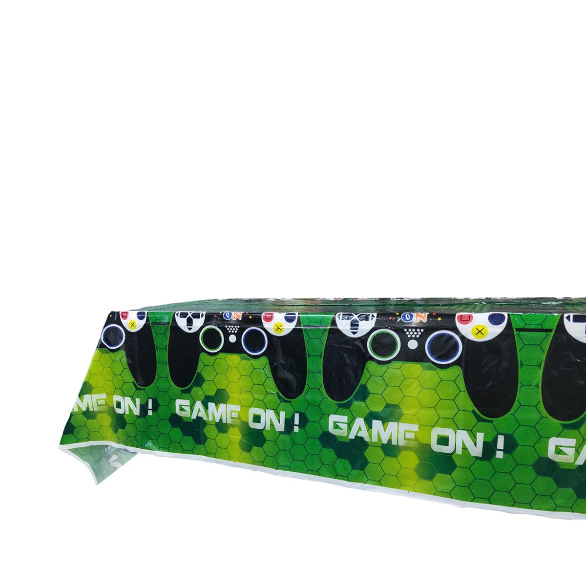 Video Games Party Tableware Supplies Set Including 20 pcs Plates, Table Cover and 20 pcs Napkins, Video Games Theme Party Baby Shower Birthday Decorations