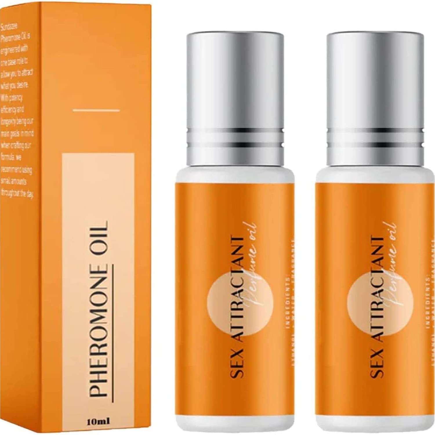 KRAEK Sundazee Pheromone Oil Sundazed Essential Oil Perfume,Natural Roll-On Pheromone Infused Essential Oil Perfume Cologne,Attracts Men and Women Long Lasting Pheromone Perfume(2pcs)