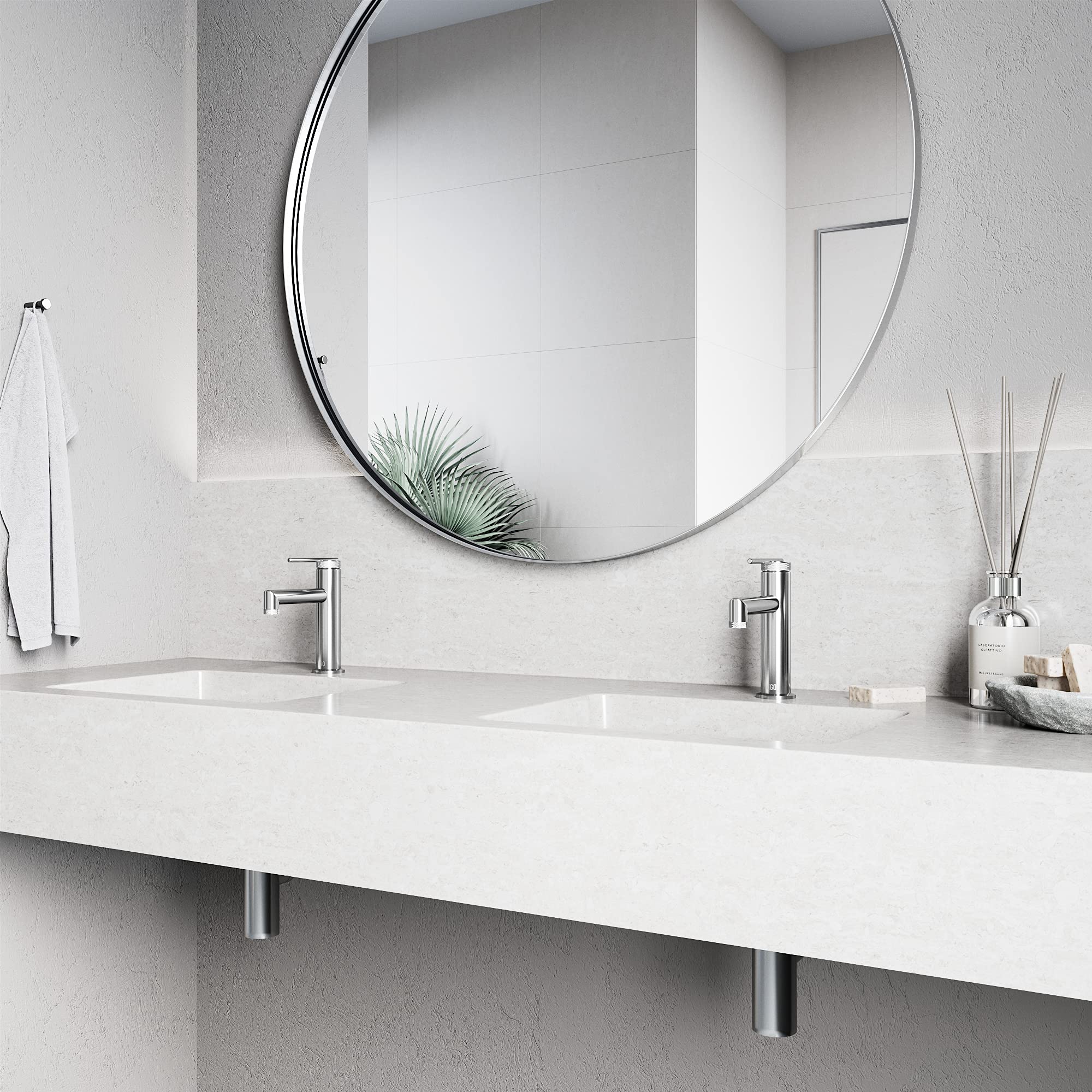 VIGO Sterling 7'' H Single Handle Single-Hole Bathroom Faucet in Chrome-VG01049CH