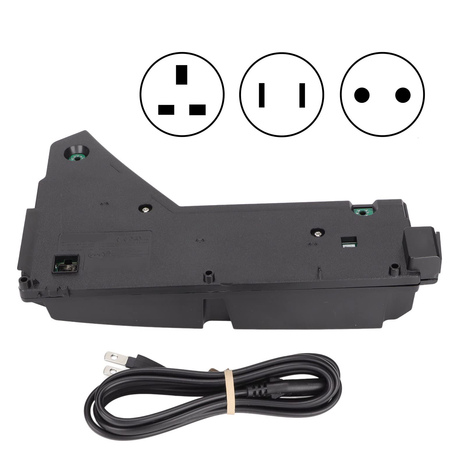 GOWENIC ADP 400DR Power Supply for PS5, Input 100 127V 200 240V Output 12V 31A Replacement Internal Power Supply with Power Cord for PS5 Game Console (Black)(#2)