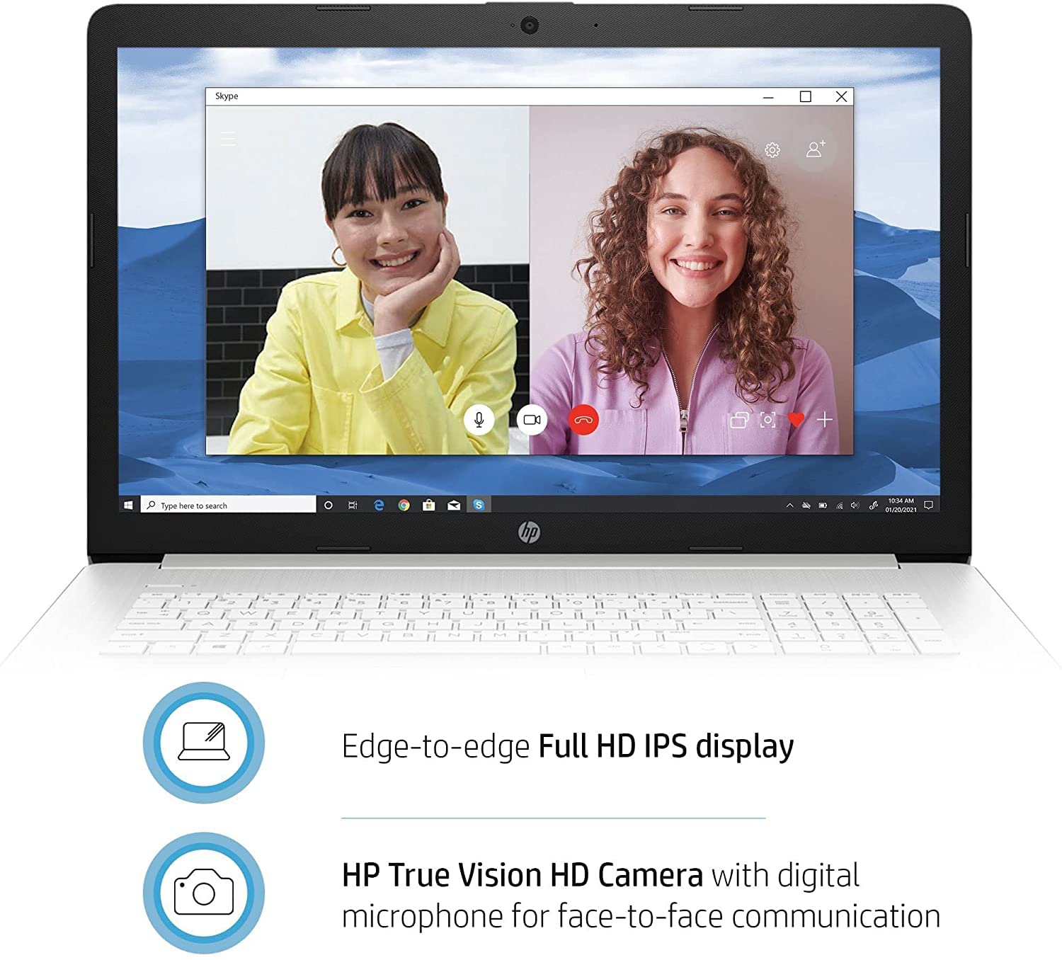HP [Windows 11 Pro] 17 17.3" FHD Business Laptop, 11th Gen 4-core i5-1135G7 (Beats i7-1065G7), 32GB RAM, 2TB PCIe SSD, Intel Iris Xe Graphics, Backlit Keyboard, Wi-Fi 5, Bluetooth, Webcam, w/Battery