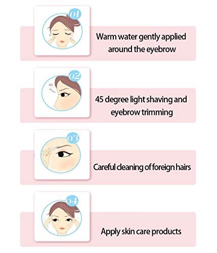 Eyebrow Razor, 60 Pieces Eyebrow Razor Shaper Trimmer Shaver Facial Razor with Precision Cover for Women