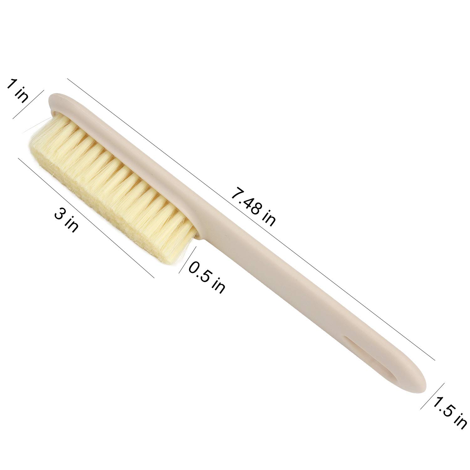 Everests Boot Brush Comfortable Plastic Handle Clothes Cleaner Shoes Scrubbing Soft Cleaning Brush (Pink, 2 Pack)