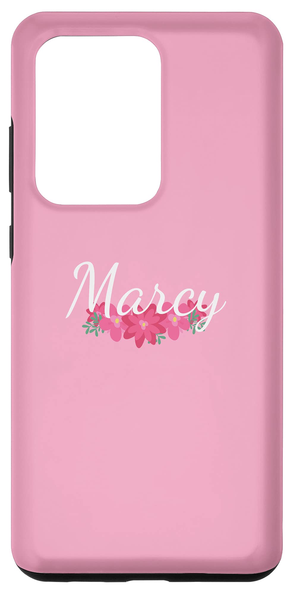 Galaxy S20 Ultra Marcy - Custom Floral Phone Cover Pink Personalized Case