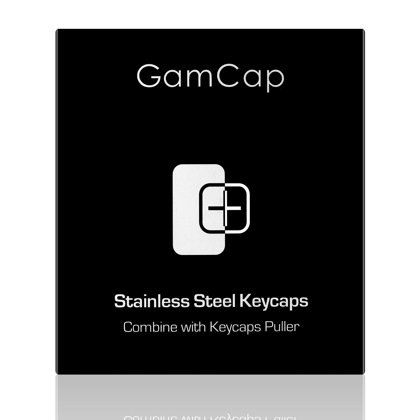 GamCap FPS & MOBA Custom Gaming Keycap,Keycaps set(WASD keys) include Key Puller,Durable Stainless Steel Metal Keycap Compatible with Mechanical Gaming Keyboard 60% Keyboard Cherry Mx Switch