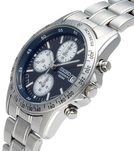 Seiko import SND365PC dark blue mens SEIKO watch imports overseas models