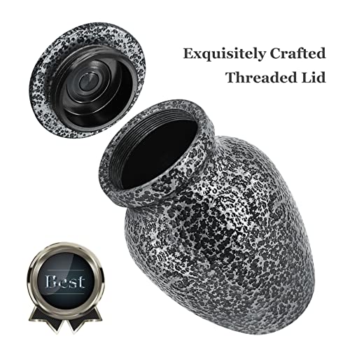 Small Urns for Human Ashes Keepsake - Mini Urn Set of 2, Exquisite Hand Engraved Sharing Tokens Urns to Remember Your Love One Lost - 2" Personal Tiny Ash Urn Ashes Holder for Adults w/Velvet Bag