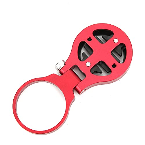 FILFEEL Bike Computer Mount Aluminium Alloy Cycling Odometer Extension Mount Mountain Road Bike Extended Mount (Red)