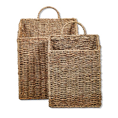 Trademark Innovations Hanging Wall Mounted Baskets - Set of 2 (Small)