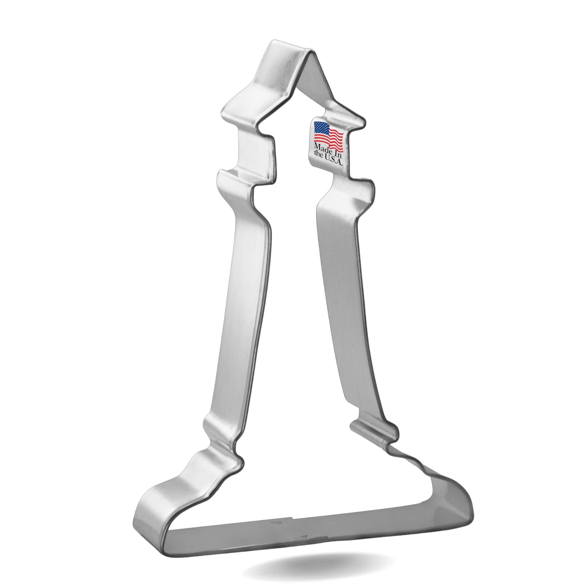 Foose Lighthouse Cookie Cutter 4.5 Inch –Tin Plated Steel Cookie Cutters – Lighthouse Cookie Mold