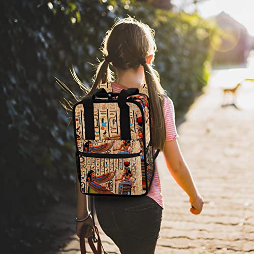 Travel Backpack,Carry On Backpack,Ancient Egyptian Vintage,Hiking Backpack Outdoor Sports Rucksack Casual Daypack