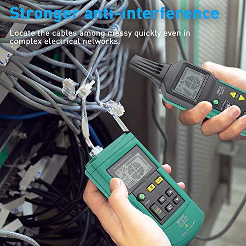 MS6818 Walfront Cable Locator Cable Network Cable Detector Underground Pipe Detector AC/DC 12V-400V
