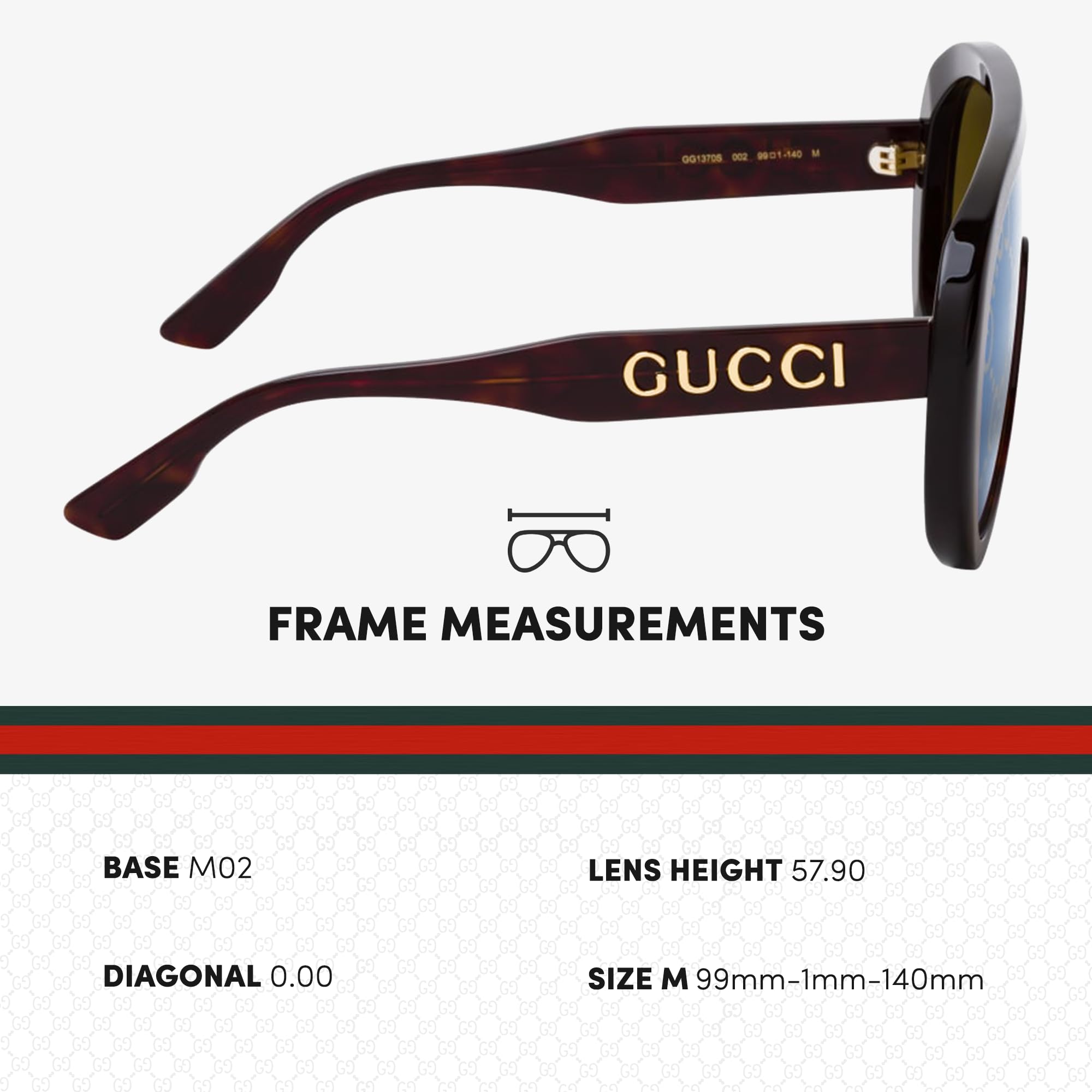 Gucci GG1370S Designer Shield Logo Sunglasses: Shield Frame Eyewear with Non-Polarized Lenses - Epitome of Luxury and Style