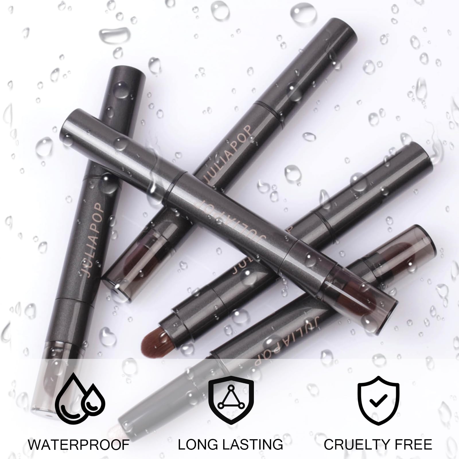 Eyeshadow Stick,6 PCS Eye Shadow Sticks,Cream Eyeshadow Stick,Waterproof Eyeshadow Pencil,Matte Eyeshadow Sticks for Eyes Makeup,Brilliant Eye Brightener Stick