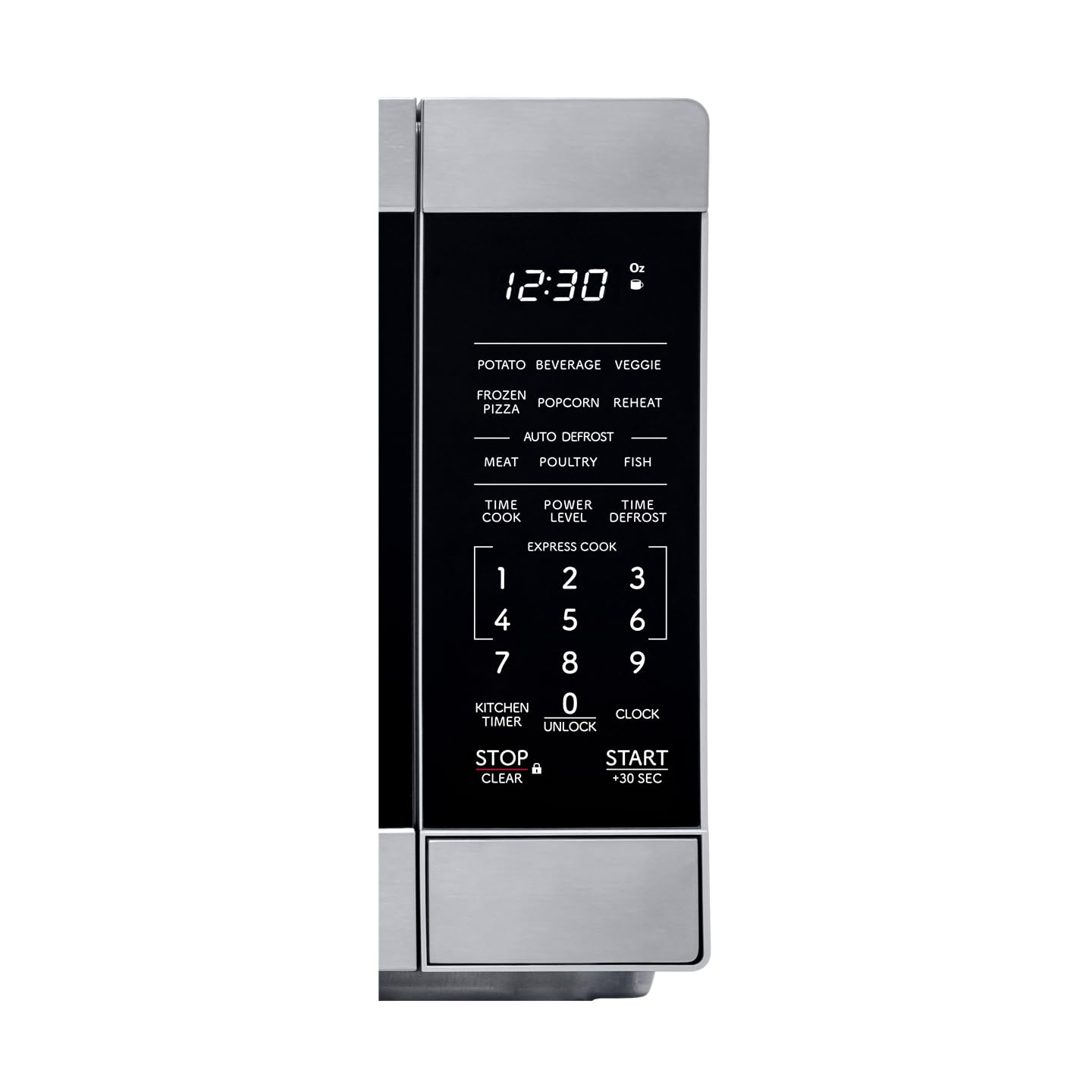 SHARP ZSMC0962KS Oven with Removable 10.6" Carousel Turntable, Cubic Feet, 900 Watt Countertop Microwave, 0.9 CuFt, Stainless Steel