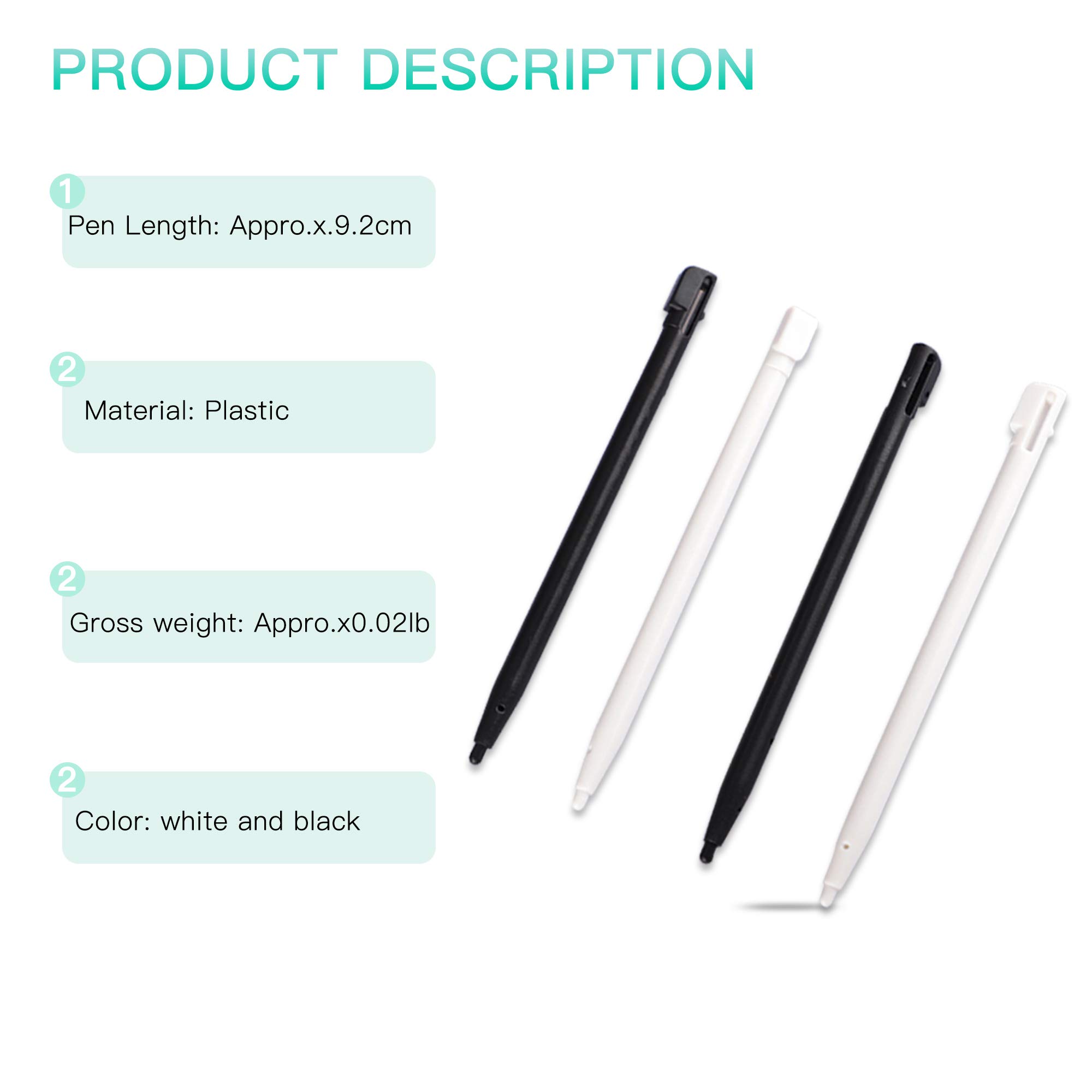 DSi USB Charger Cable Kit, AC Power Adapter Charger Cable and Stylus Pen for Nintendo DSi, Wall Travel Charger Power Cord Charging Cable