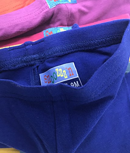 Snoozzz'n Boys Girls Toddler Little Kids Unisex Cotton Stretch Snug Fitting Long Pant Leggings -Multi Packs