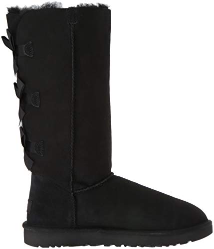 UGG womens Bailey Bow Tall Ii Boot, Black, 9 US