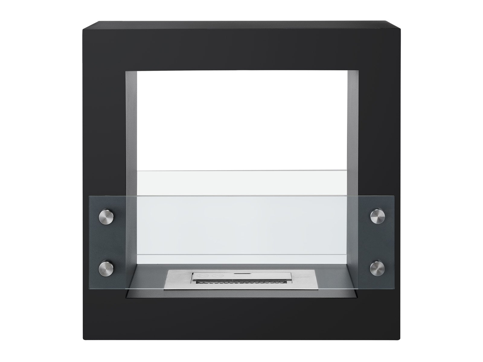 Freestanding Ventless Bio Ethanol Fireplace - Tectum Mini Black | Ignis