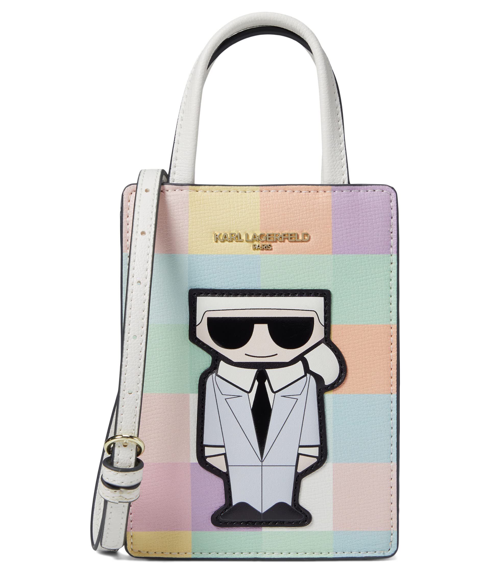 Karl Lagerfeld Paris Maybelle Crossbody Blush Combo One Size