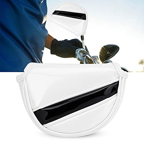 Golf Putter Headcover, Leather Semicircular Cotton Ball Joint Sleeve Protector Club Headcovers Accessory