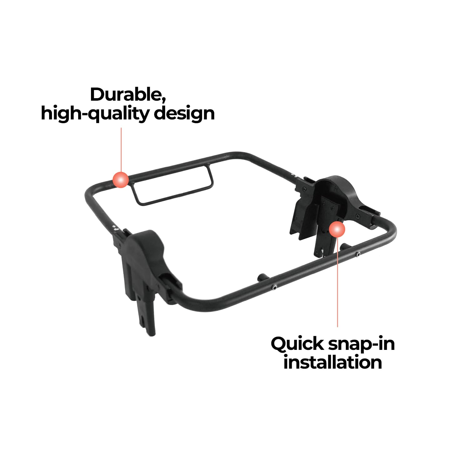 Mompush Wiz Stroller Car Seat Adapter, Fits Chicco Car Seat, Designed for Mompush Wiz Stroller Only