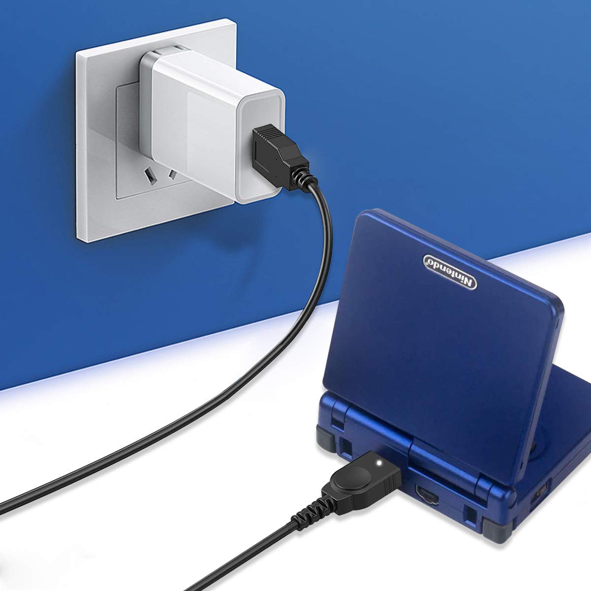 GBA/SP/DS Original Charger Cable 2 Pack, Daugee USB Power Charging Cord for Nintendo Gameboy Advance SP GBA SP/Nintendo DS Original Console