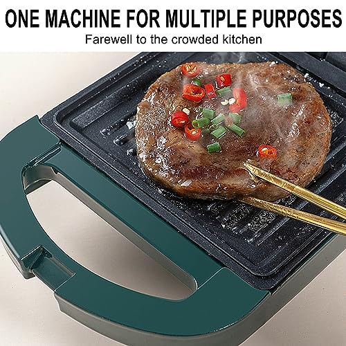 Qiopertar Sandwich Machine, Breakfast Machine, Household Internet Light Food Sandwich Machine, Heated, Bread Frying And Baking Machine