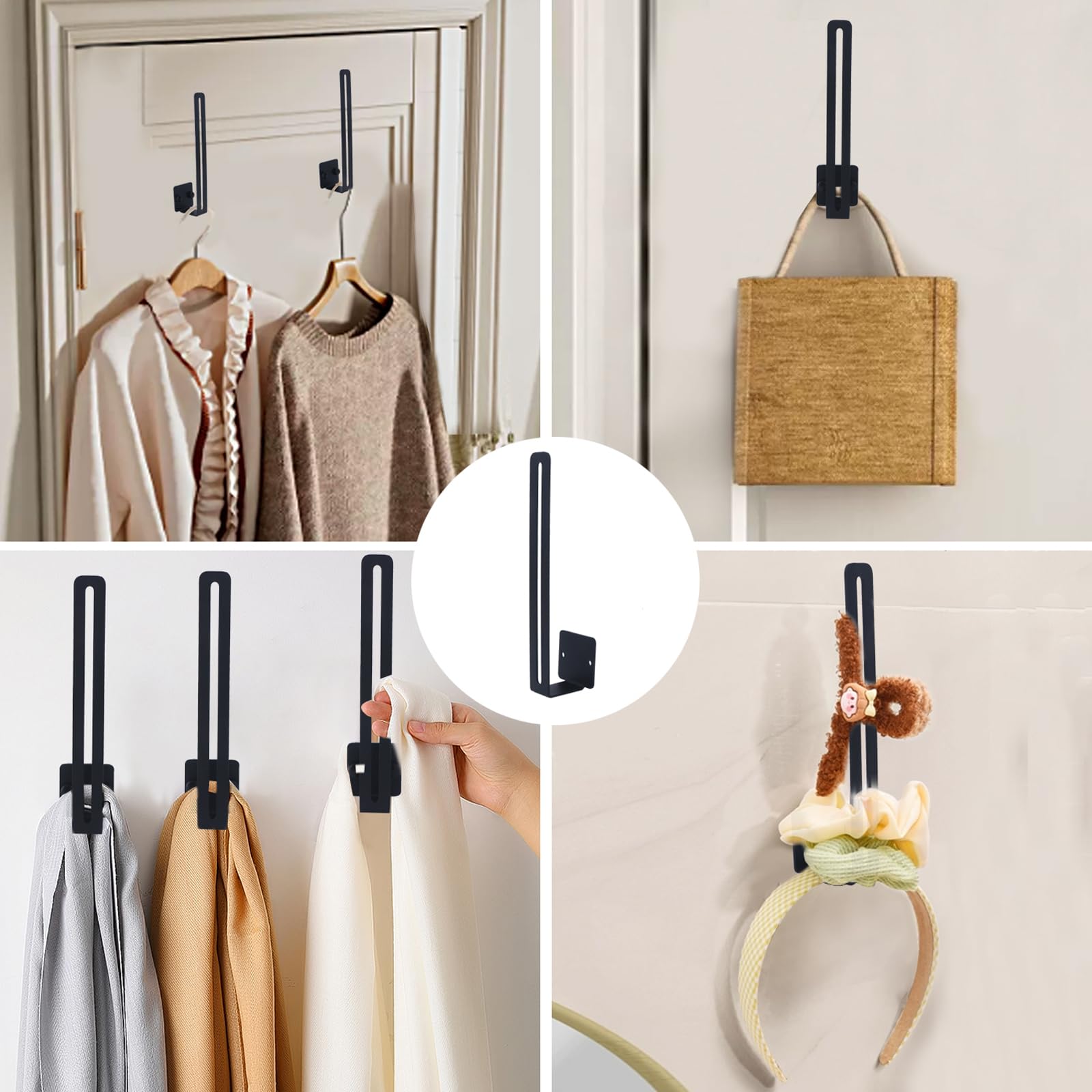 SYXUPUMI 2 Pack Hat Racks for Baseball Caps Wall,Adhesive Hat Organizer for Baseball Caps,Hat Holder for Closet Bedroom Storage,Space Saving Modern L -Shaped Hat Hooks Wall Mount