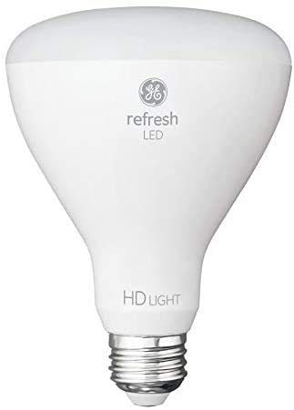 GE Refresh 6-Pack 65 W Equivalent Dimmable Daylight Br30 LED Light Fixture Light Bulb 3X Life