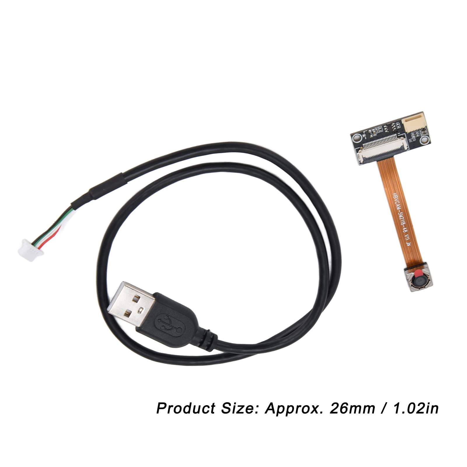 Kaufpart Autofocus Camera Module HD 5MP: Compact Mini USB2.0 Webcam Board for Android - Versatile Application and Compact Design (26x12.5x4mm)