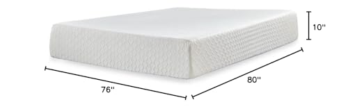 RIPPOU King Size Chime 12 Inch Medium Firm Memory Foam Mattress with Green Tea & Charcoal Gel