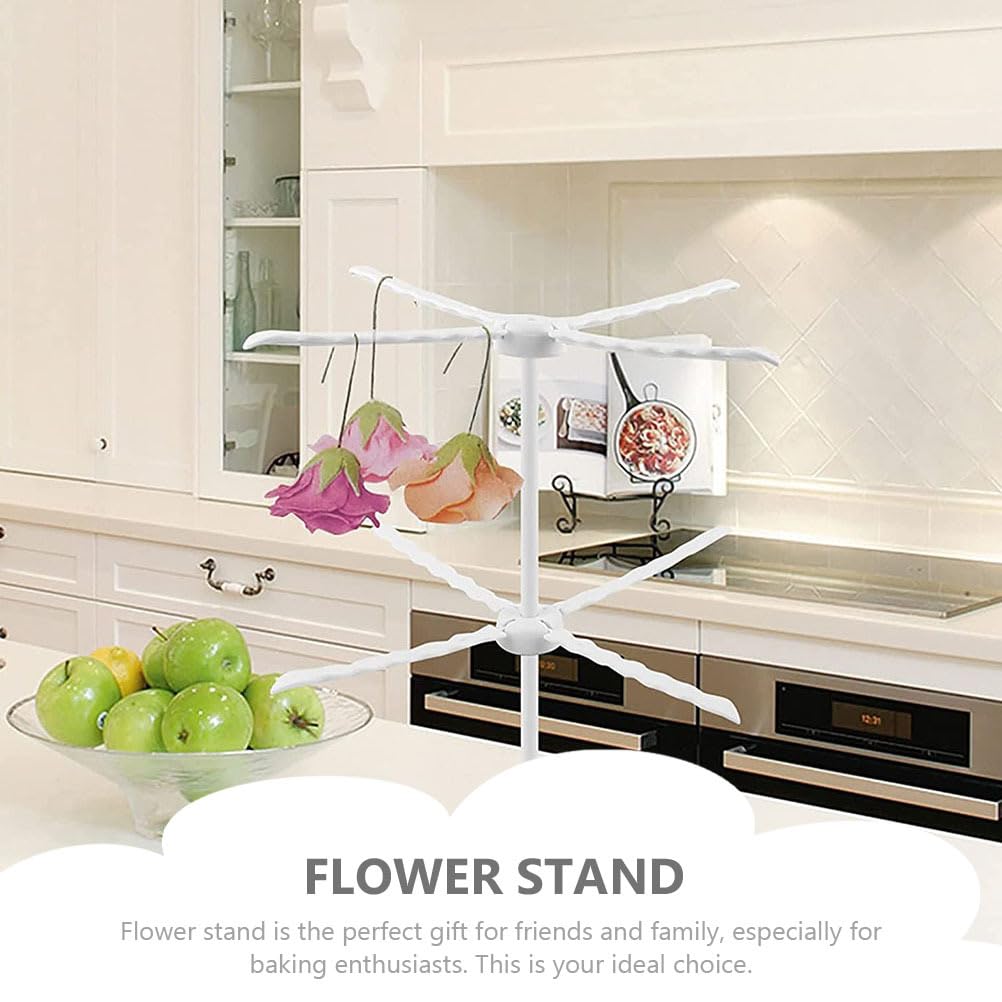 PRETYZOOM 2pcs Drying Rack Decor Foldable Clothing Rack Fresh Pasta Dryer Flower Dryer Stand Flower Drying Holder Fondant Flower Dry Rack Collapsible Flower Stand Tool Flowers Air