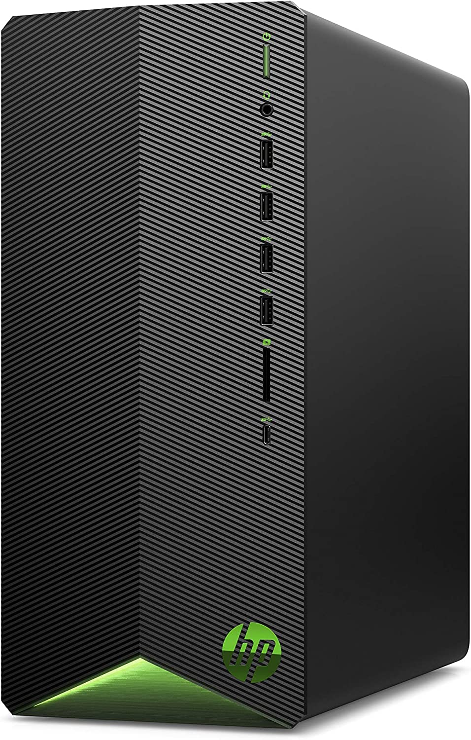 HP Pavilion TG01 Gaming Desktop, AMD Ryzen 5 5600G, 32GB RAM 1TB NVMe SSD, AMD Radeon RX 5500 4GB, 3 in 1 Media Card Reader, DisplayPort, HDMI, AC Wi-Fi, Bluetooth β Windows 11 Pro