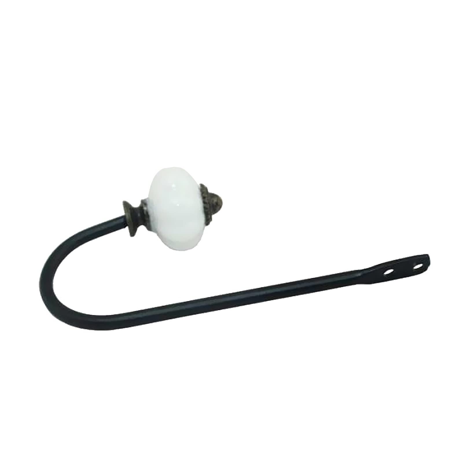 GOOFFY Door Metal Hooks for Hanging Ceramic Head Door Wall Hooks Holder Key Towel Clothes Coat Hat Hanger Hanger