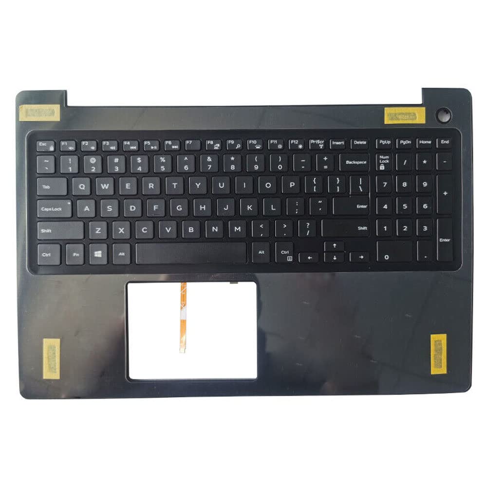Laptop Replacement Keyboard Compatible for Dell Latitude 3590 0TNMJM 0T7W4M (Not Fit G3 Series 3590) US Layout Backlit with Palmrest Upper Cover Case Shell