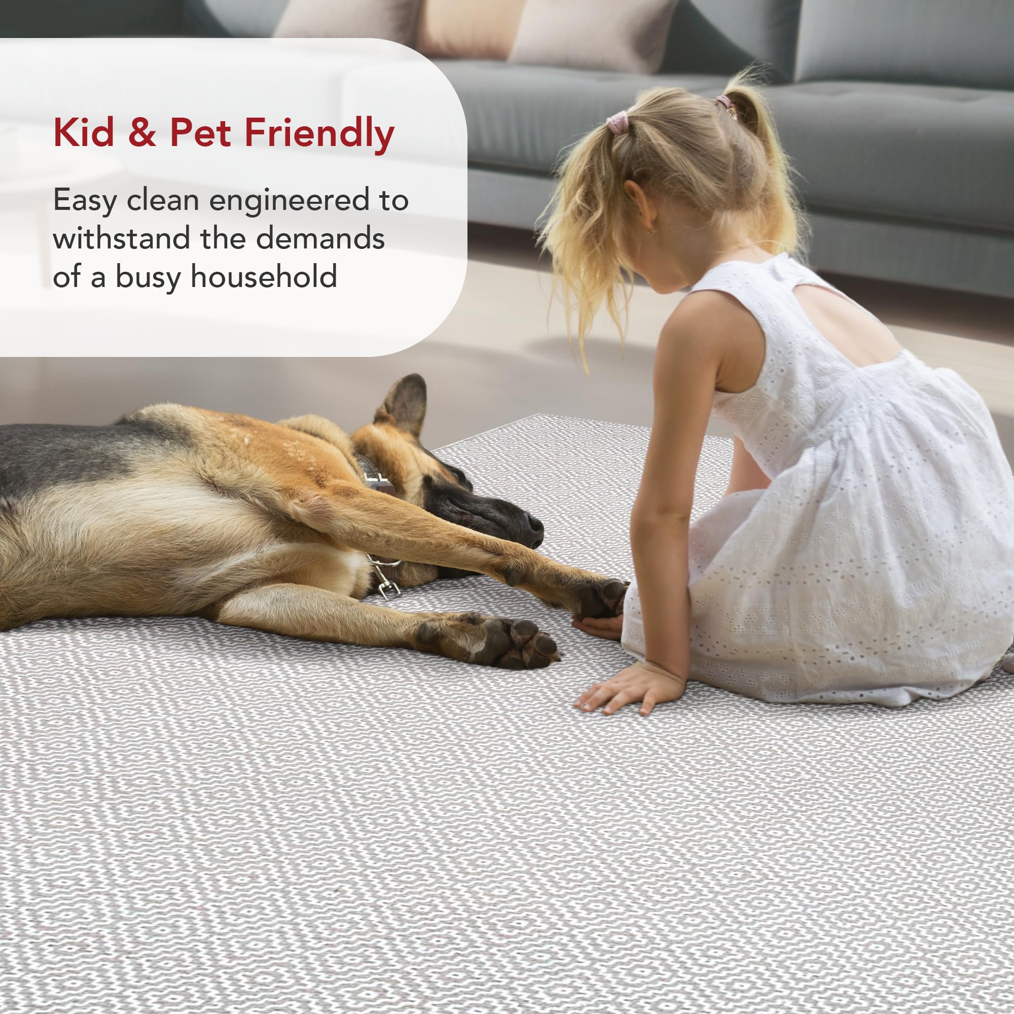 nuLOOM Lorretta Geometric Cotton Runner Rug, 2' 6" x 6', Taupe, Rectangular, 0.2" Thick