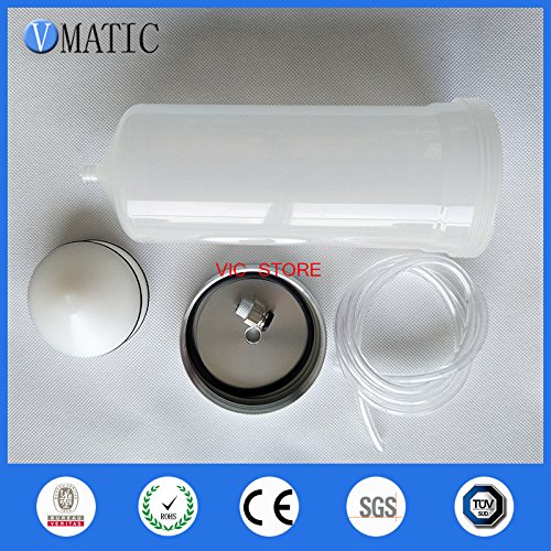 Quality 500Cc 500Ml Luer Lock Tip Plastic Dispenser Dispensing Syringe Barrel With Piston & Adapter Set