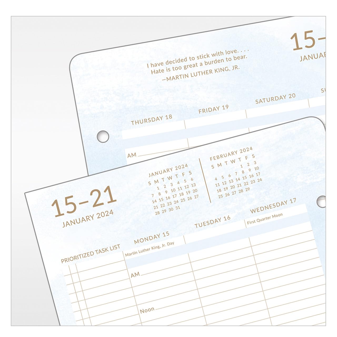 FranklinCovey - Simplicity for Moms Weekly Ring-Bound Planner (Classic, Jan 2024 - Dec 2024)