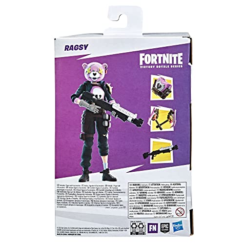 Fortnite Victory Royale Series Ragsy Collectible Action Figure with Accessories - Ages 8 and Up, 6-inch