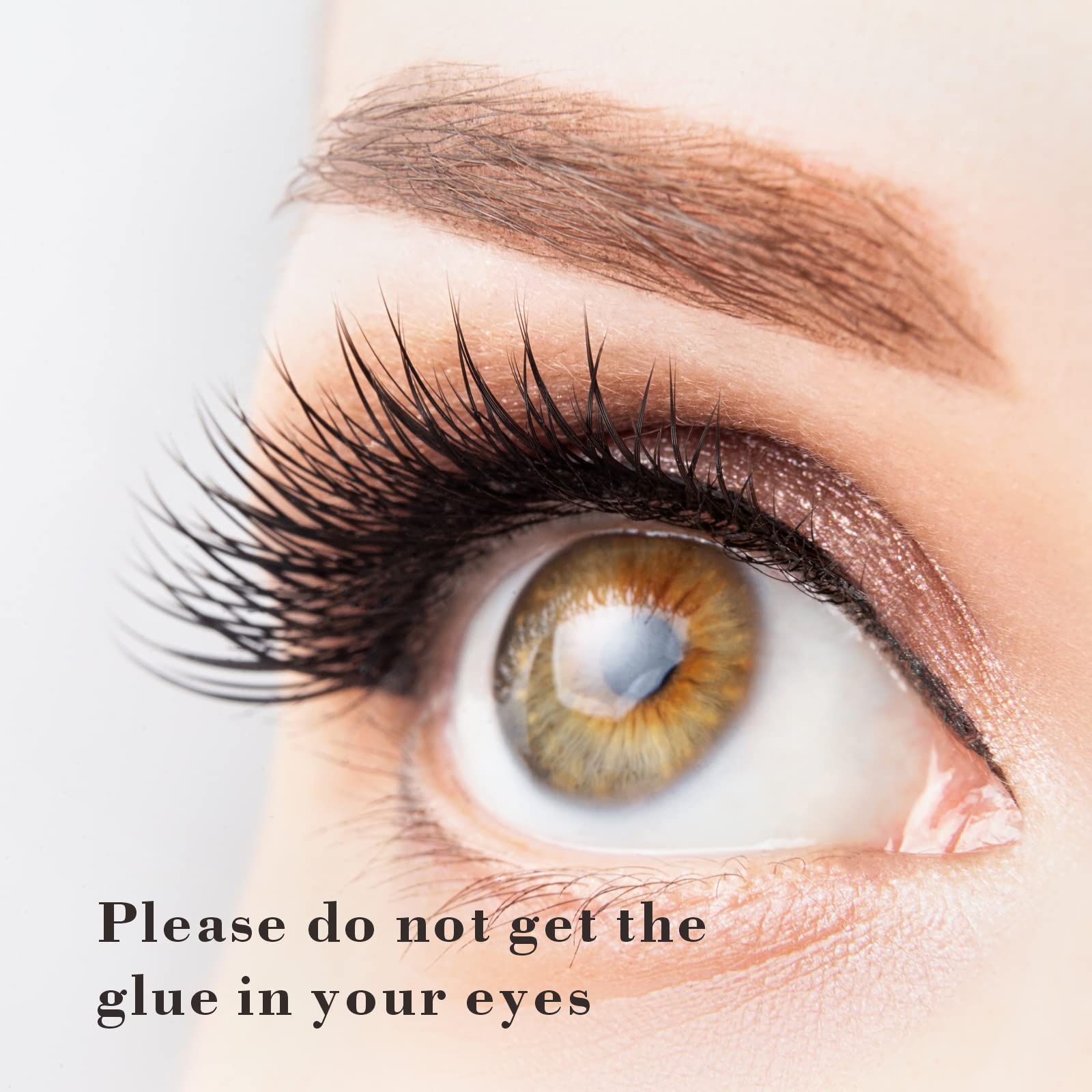 Extra Strong Cluster Lash Glue Lash Extension Glue Sensitive Eyes Long Lasting 3 Weeks Self Application or Professional Use No Fume No Irritation Latex Free 3s Drying Time