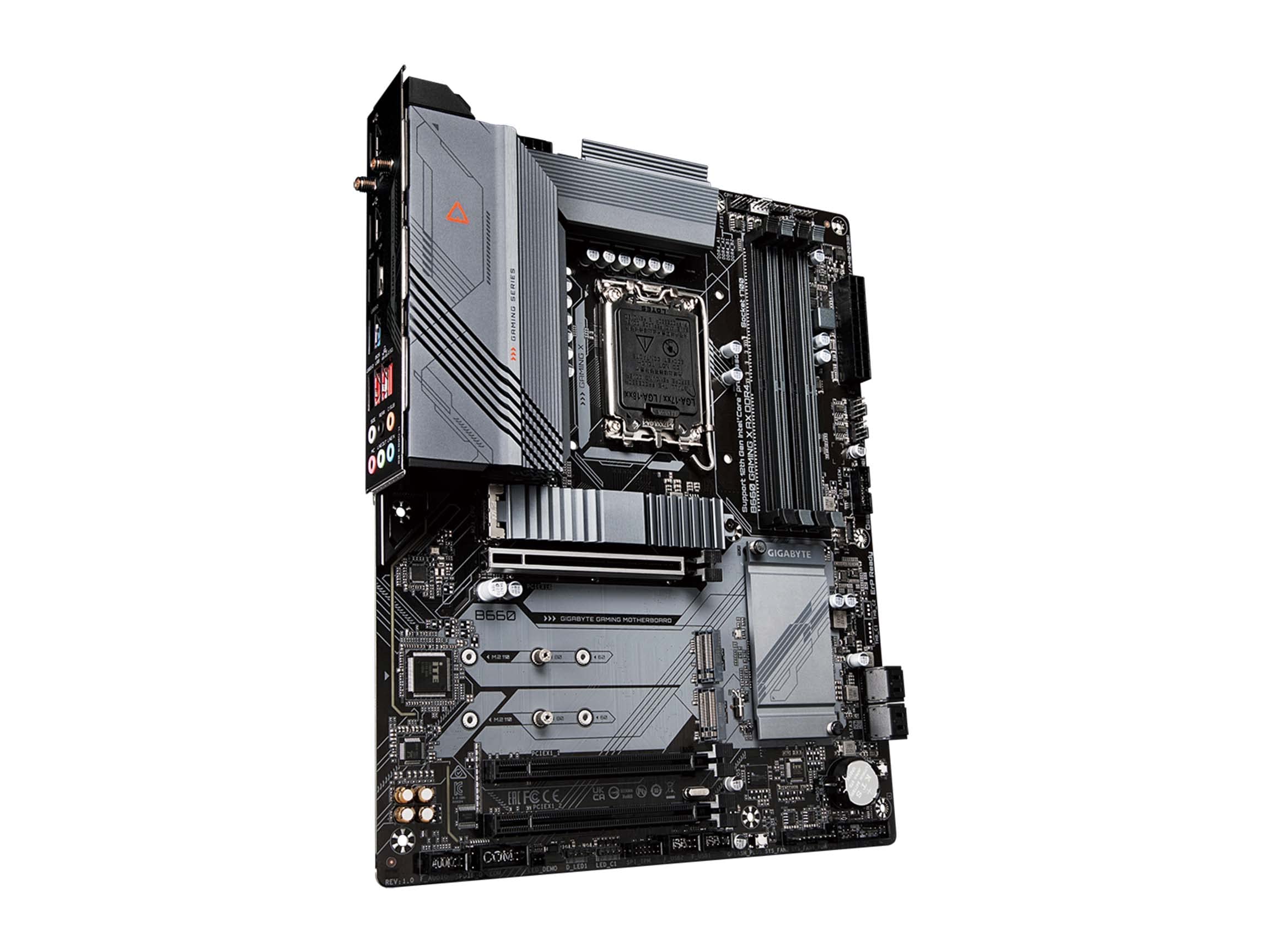 GIGABYTE B660 Gaming X AX DDR4 (B660/ Intel/LGA 1700/ ATX/ DDR4/ Triple M.2/ PCIe 4.0/ USB 3.2 Gen2 Type-C/WiFi 6E 802.11ax/2.5GbE LAN/Gaming Motherboard), Black
