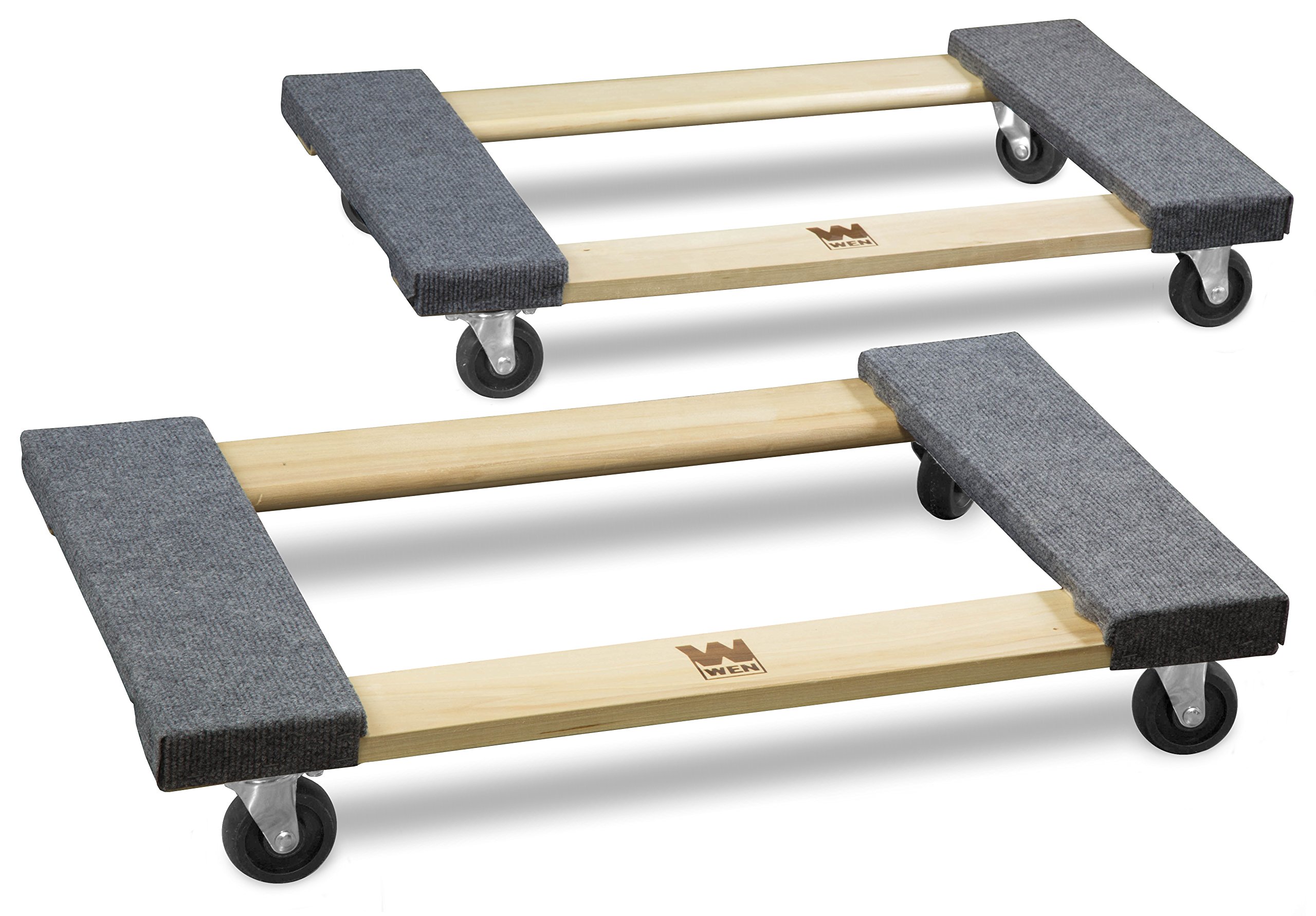 Harper Trucks 700 lb Capacity Convertible Hand Truck and Dolly Bundle with Wen 1320 lbs Furniture Dollies (2 Pack)