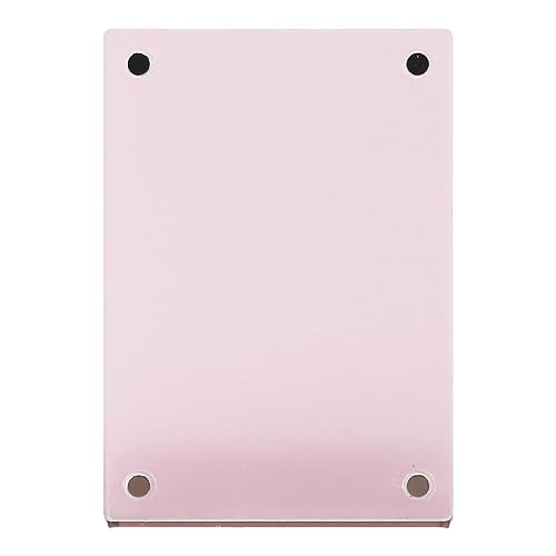 Free Standing Photo Frame, Simple Operation Slant Back Multipurpose Photo Frame for Movie Ticket Office (Pink)